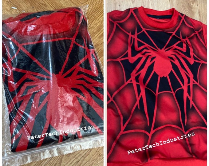Human Spider Sweater Spiderman Sam Raimi 2002 - Etsy