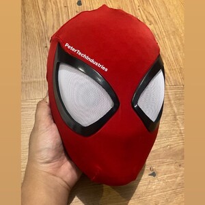Red Mask + Animated Spiderman Like Last Stand Mask Spandex Lycra - Etsy