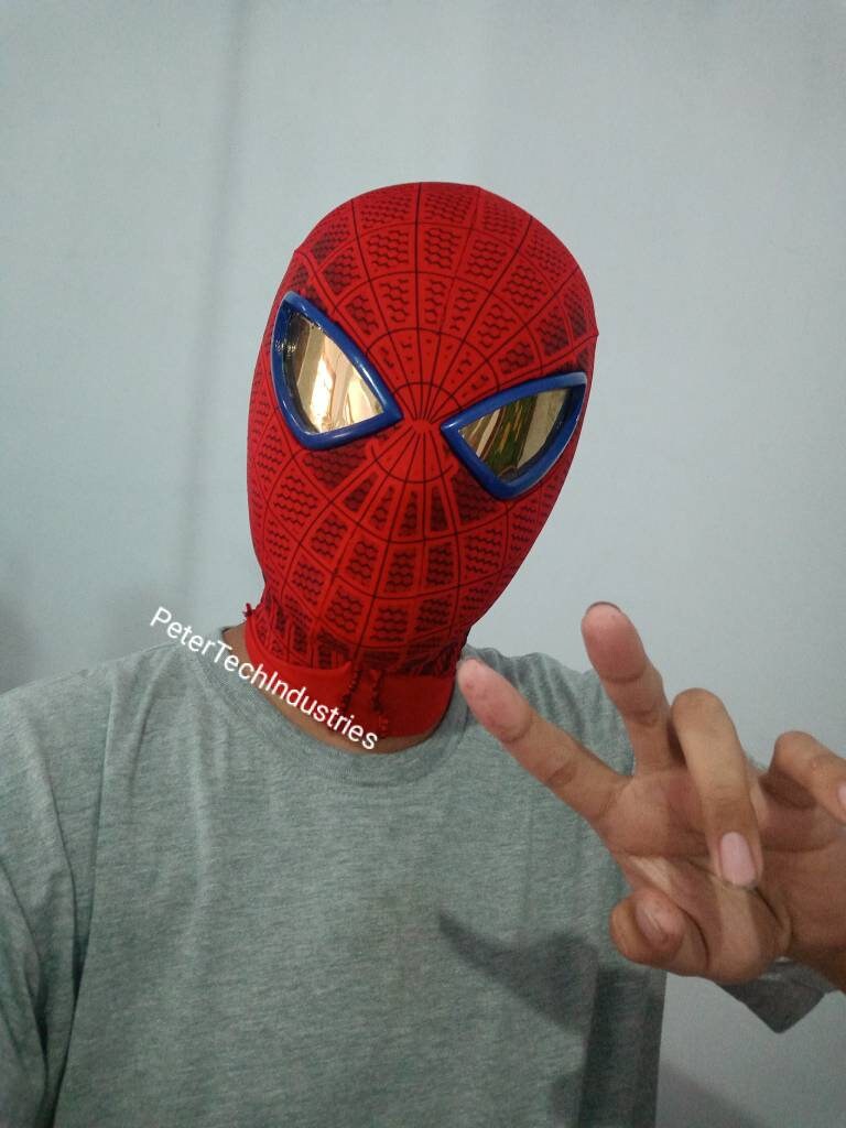 The Amazing Spider-man Faceshell Lenses + Mask Amazing Spiderman Mask ...