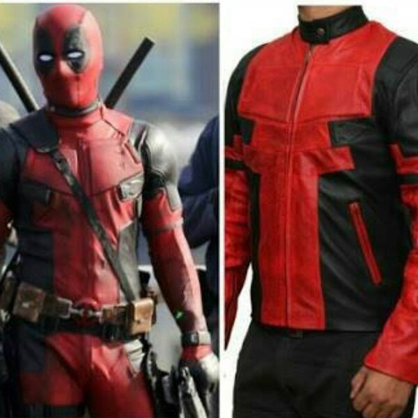 Deadpool Leather Jacket - Etsy