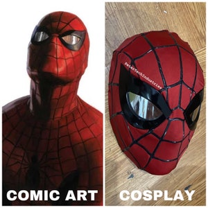 Alex Ross Spiderman Mask Faceshell Lenses Mask Full Kit With 3D Webs - Etsy