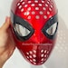 Alex Ross Spiderman Comic Faceshell Lenses Metallic Red - Etsy