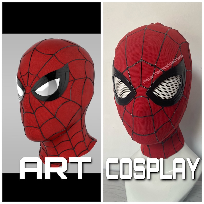 MCU Civil War Spiderman Mask Cosplay Mask - Etsy