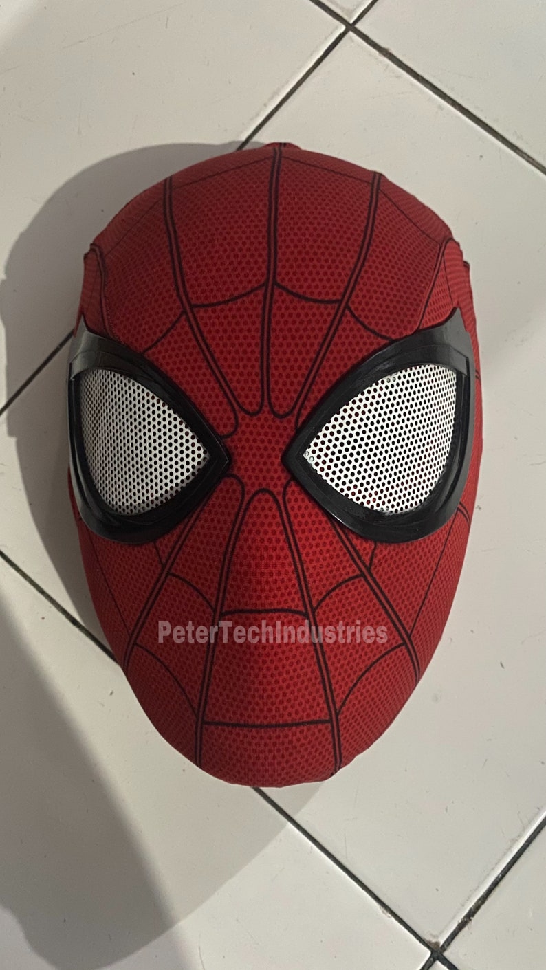 Mcu spiderman far from home faceshell mask spiderman | Etsy