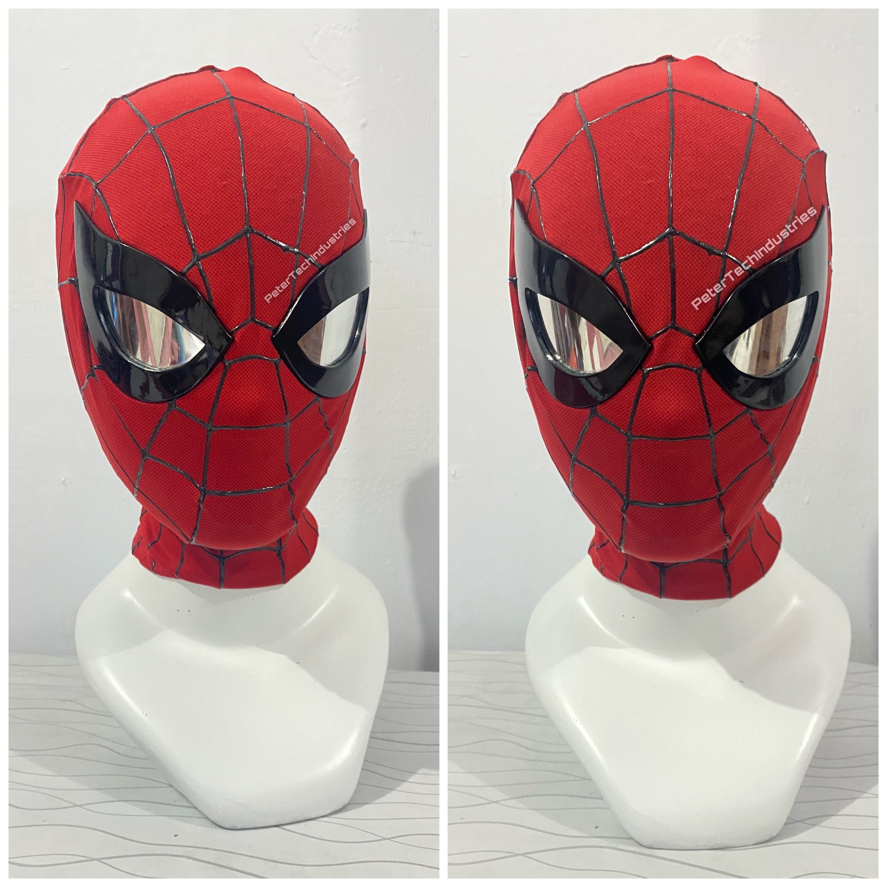 Alex Ross Spiderman Mask Faceshell Lenses Mask Full Kit With 3D Webs - Etsy