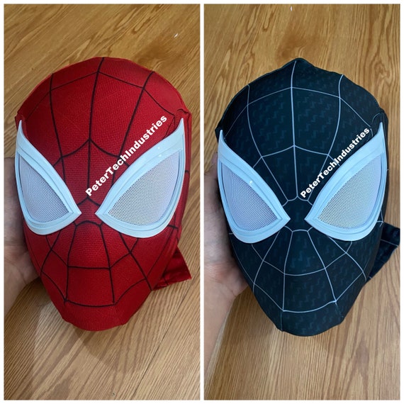 Spiderman PS4 Mask Negative Suit Cosplay Mask | Etsy