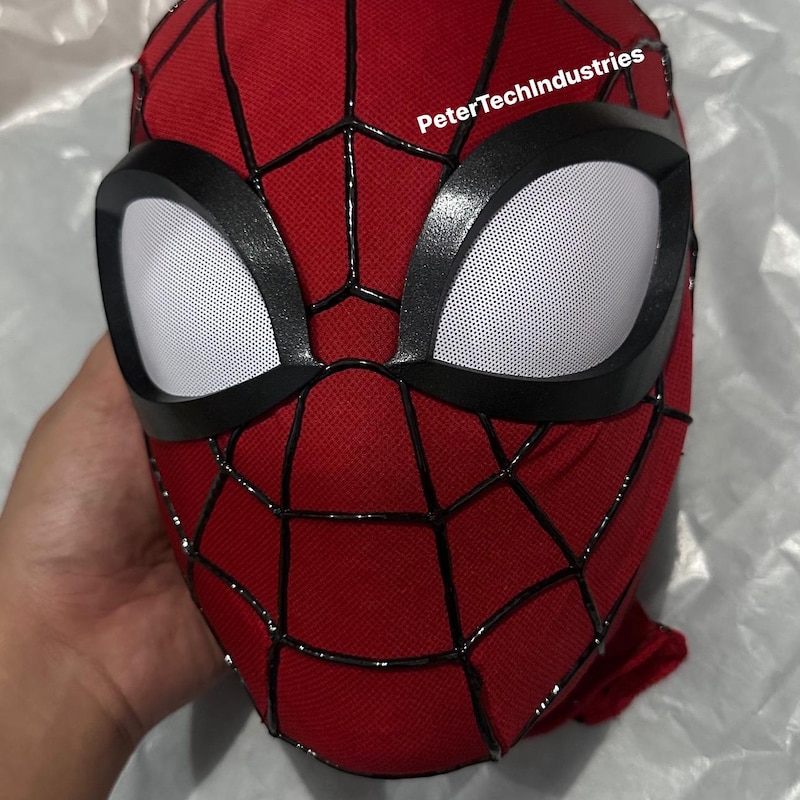 Spiderman Mask Moving Eyes - Etsy