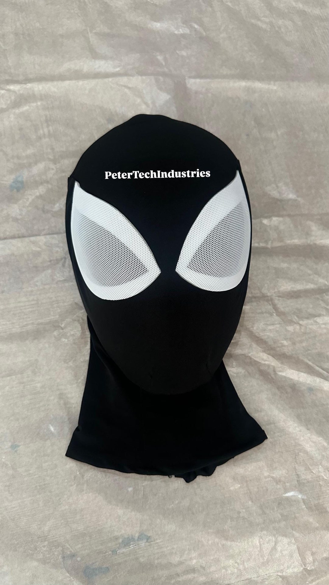 Symbiote Mask Black With Faceshell Lenses - Etsy