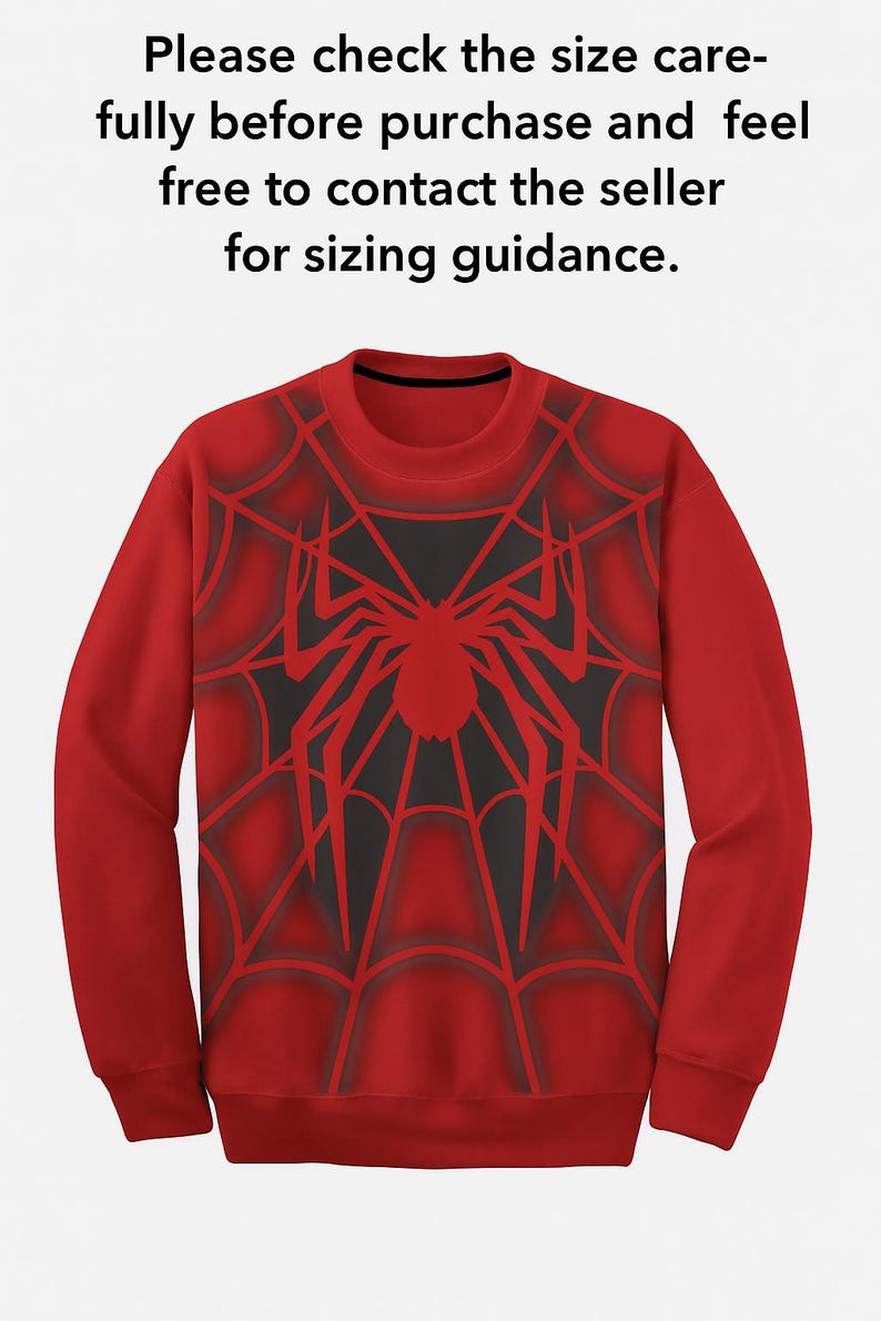 Human Spider Sweater Spiderman Sam Raimi 2002 - Etsy