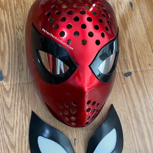 White Spiderman Mask - Etsy