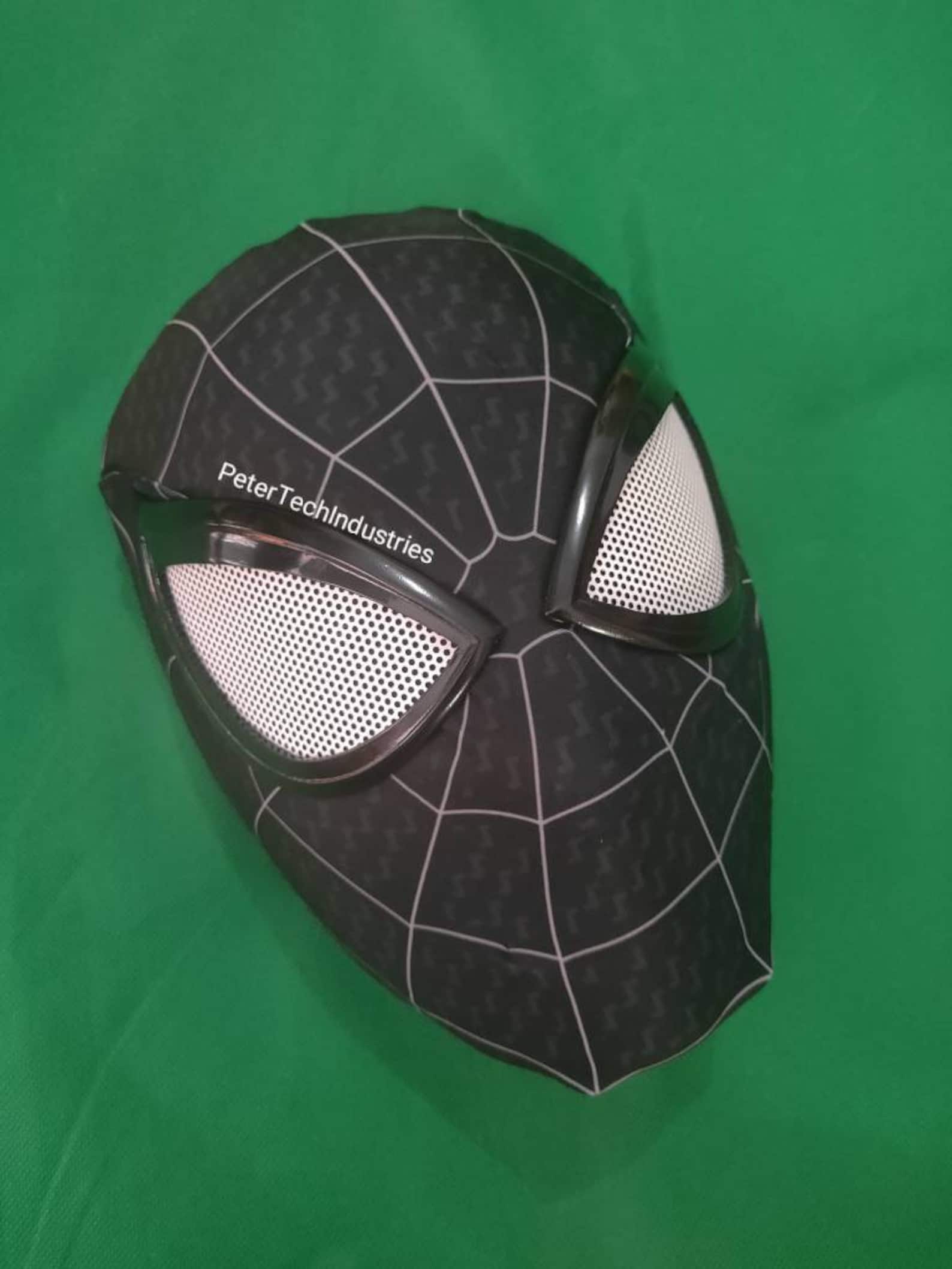 Mask Spiderman PS4 Symbiote Miles Morales Faceshell Lenses - Etsy
