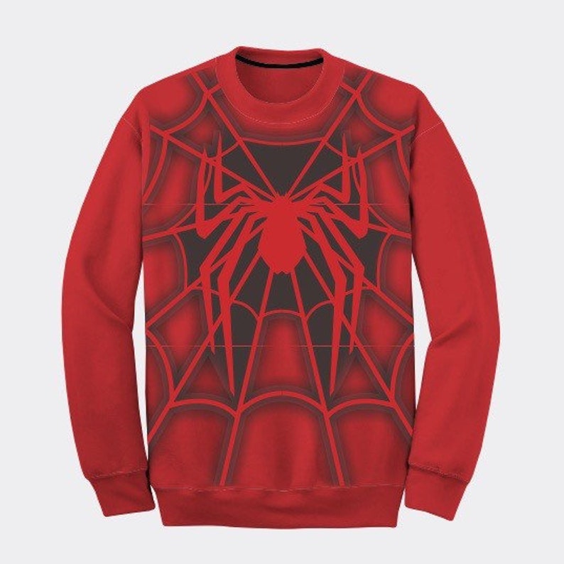 Human Spider Sweater Spiderman Sam Raimi 2002 - Etsy