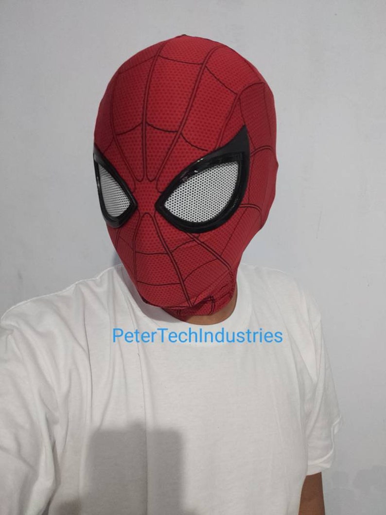 Mcu spiderman far from home faceshell mask spiderman | Etsy