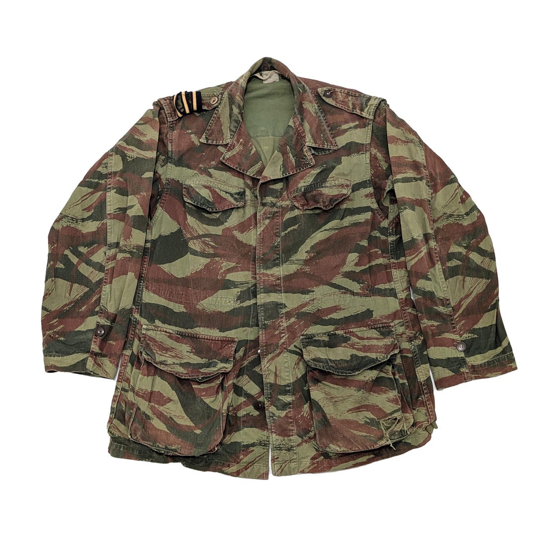 Vintage 50s French Army M47 Lizard Camo HBT Jacket - Etsy UK