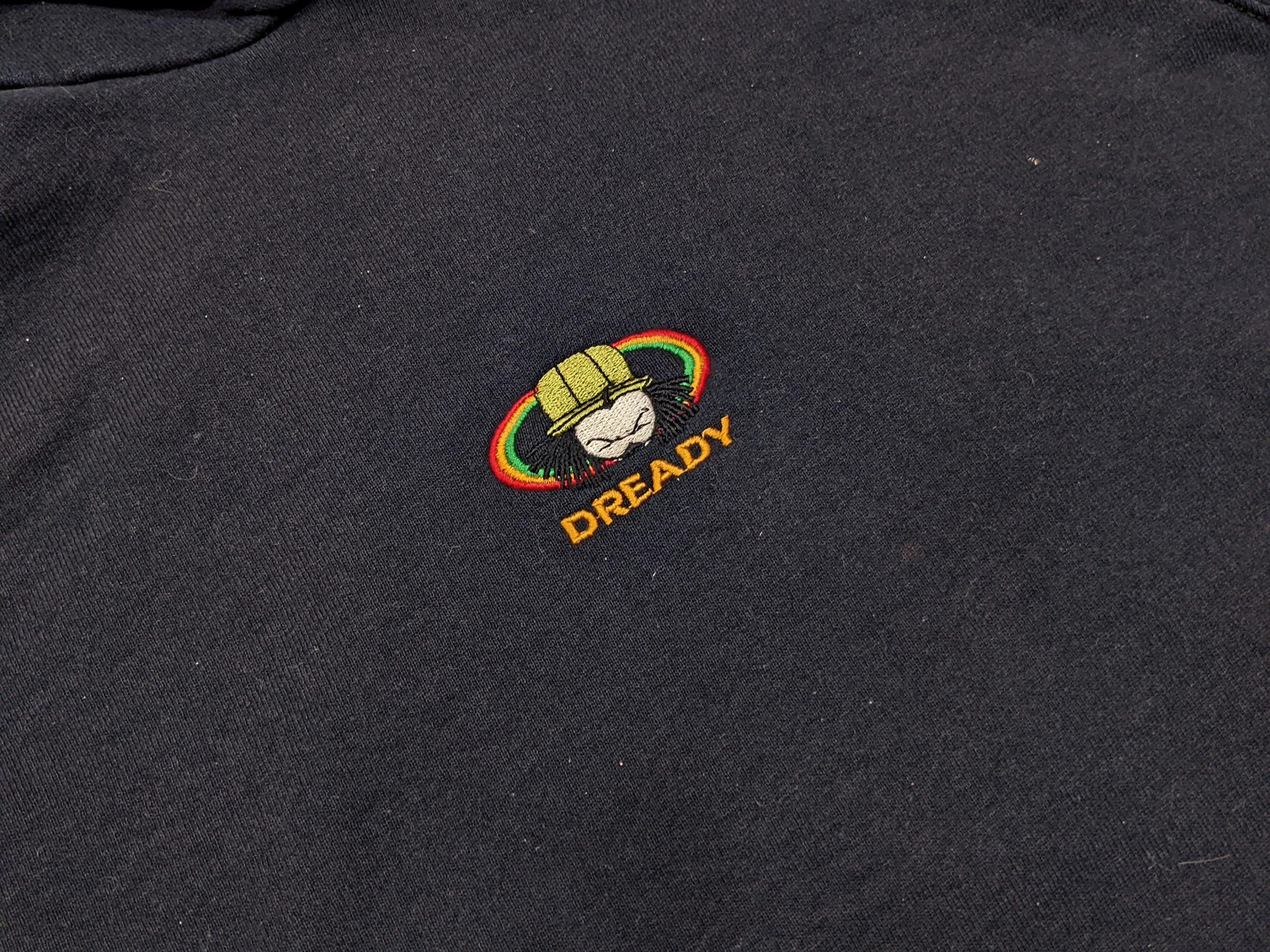 Vintage 90's Rare Vintage Dready Positive Vibe Rasta Hoodie - Etsy