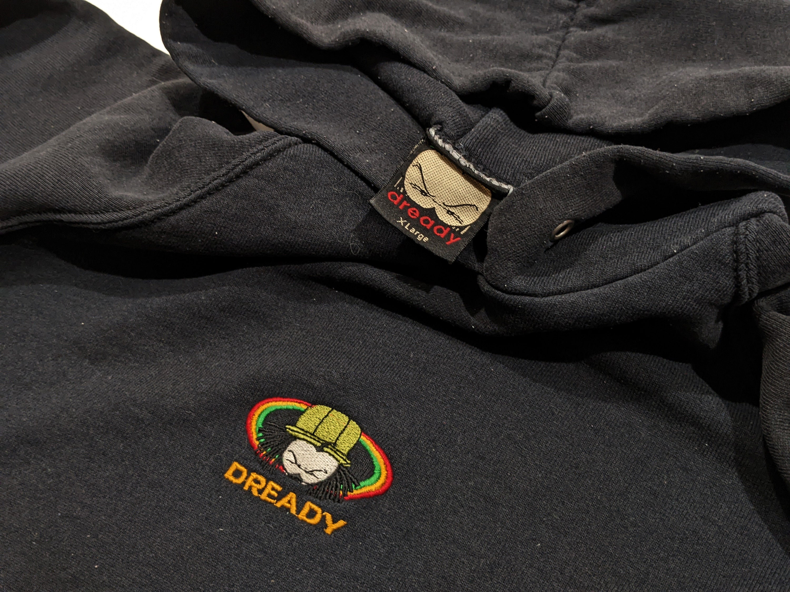 Vintage 90's Rare Vintage Dready Positive Vibe Rasta Hoodie - Etsy