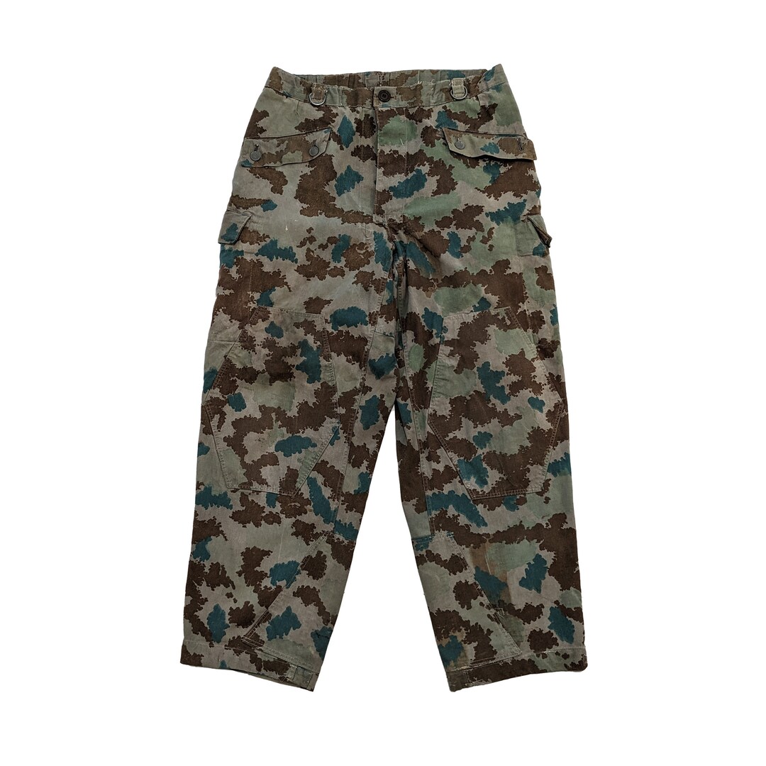 Rare Vintage 60's East German Army NVA DDR Blumentarn Camo Trousers ...