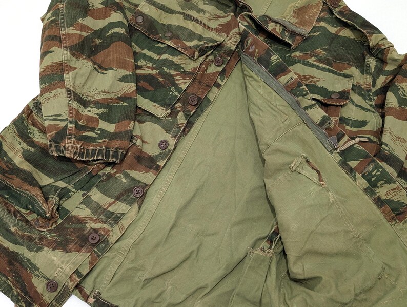 Vintage 60s French Army Paratroopers TAP 47/56 Lizard Camouflage ...
