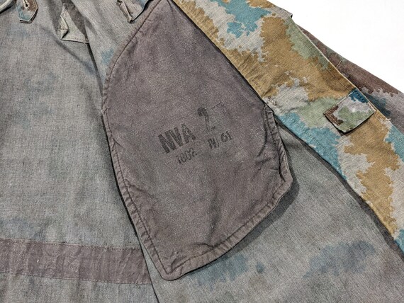 Vintage 60's East German Army NVA DDR Blumentarn Camo… - Gem