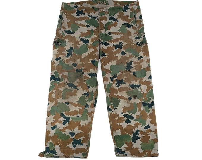 Vintage 60's East German Army NVA DDR Blumentarn Camo Trousers Pants - Etsy