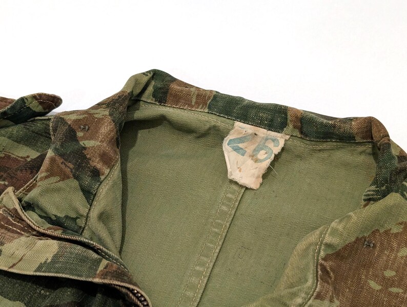 Vintage 60s French Army Paratroopers TAP 47/56 Lizard Camouflage ...