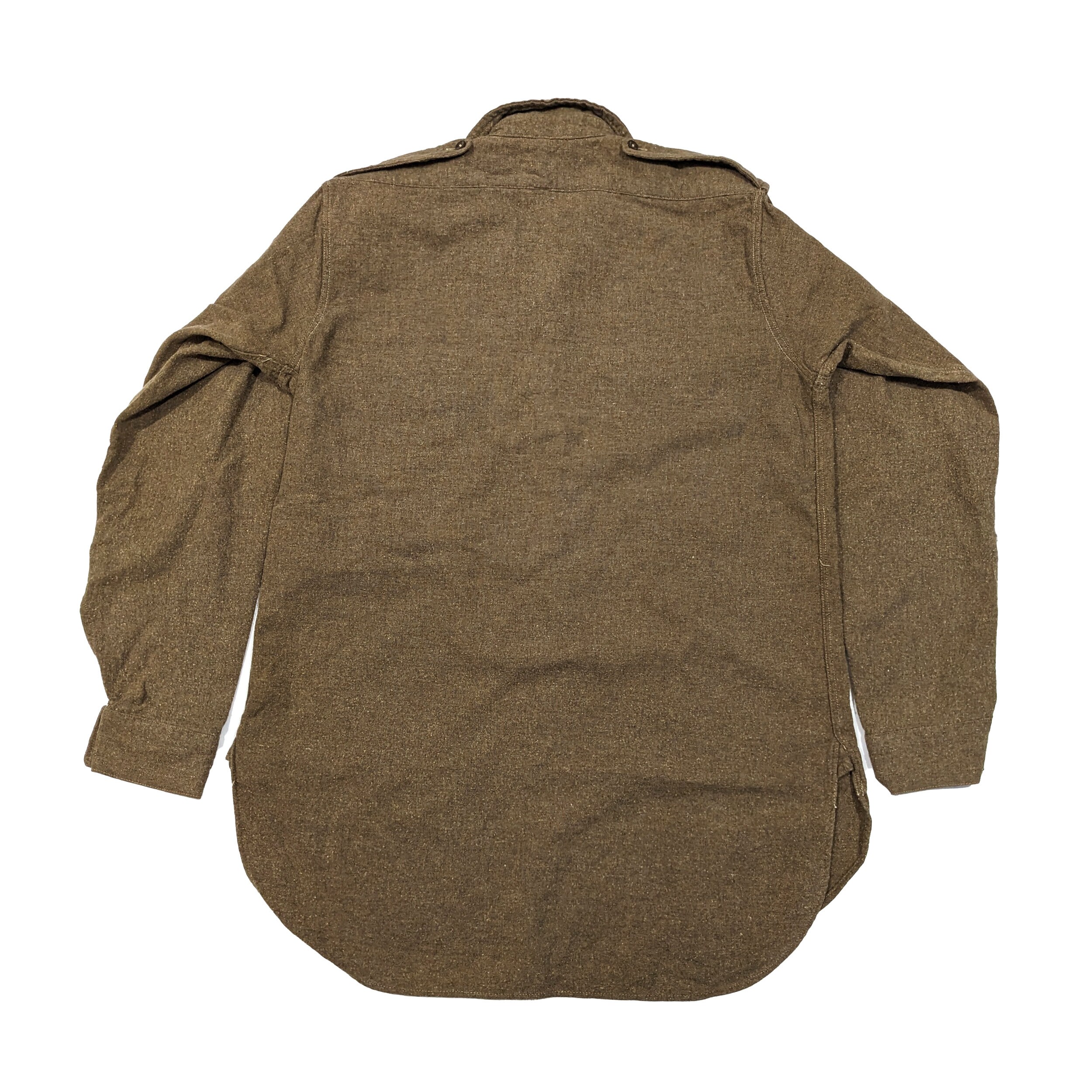 Vintage 40s Post WW2 Era British Army Wool Shirt - Etsy
