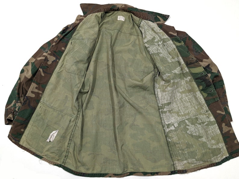 Vintage US Army ERDL Camo Jungle Jacket, Vietnam War Era - Etsy