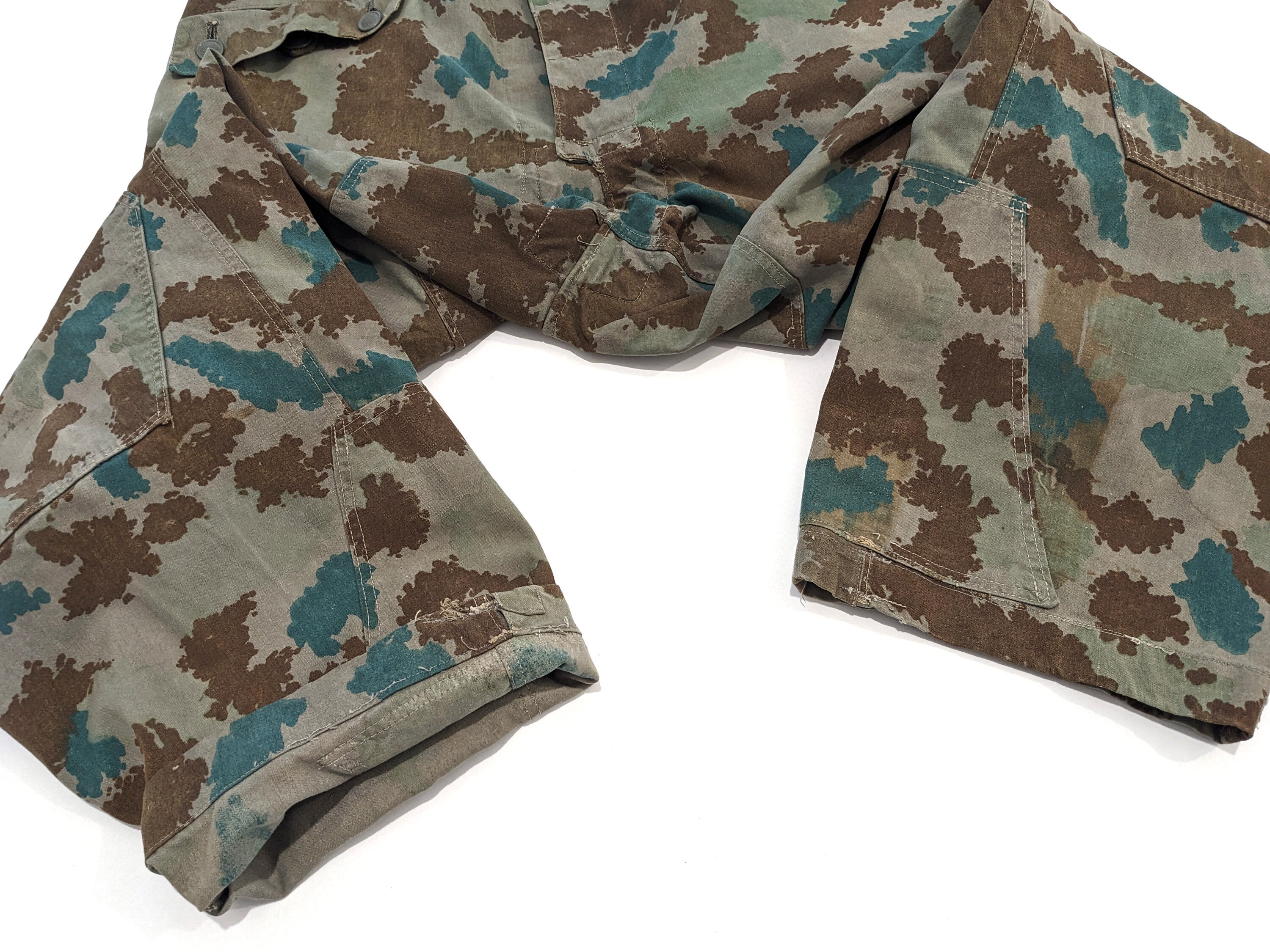 Rare Vintage 60's East German Army NVA DDR Blumentarn Camo Trousers ...