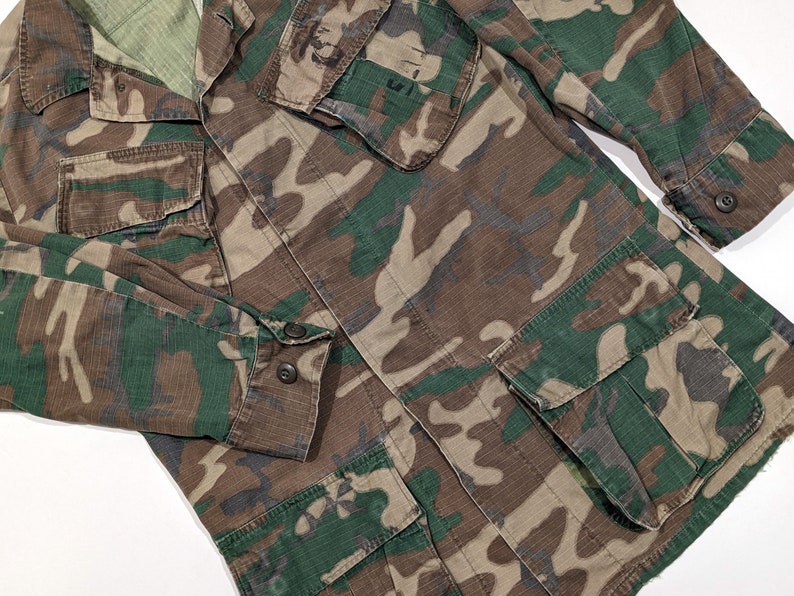Vintage US Army ERDL Camo Jungle Jacket, Vietnam War Era - Etsy