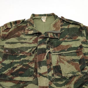 Vintage 60s French Army Paratroopers TAP 47/56 Lizard Camouflage ...