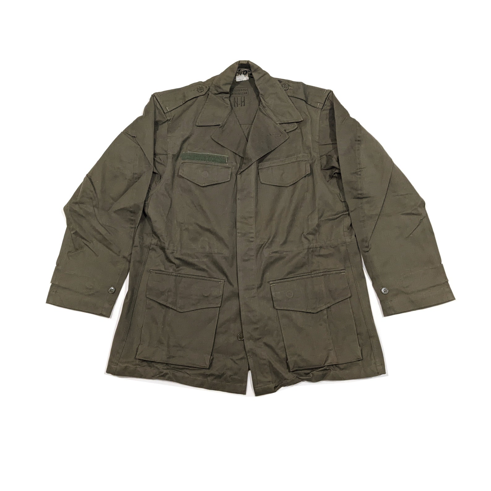 Vintage 60's Deadstock M 47 French Army Olive HBT Field Jacket With ...