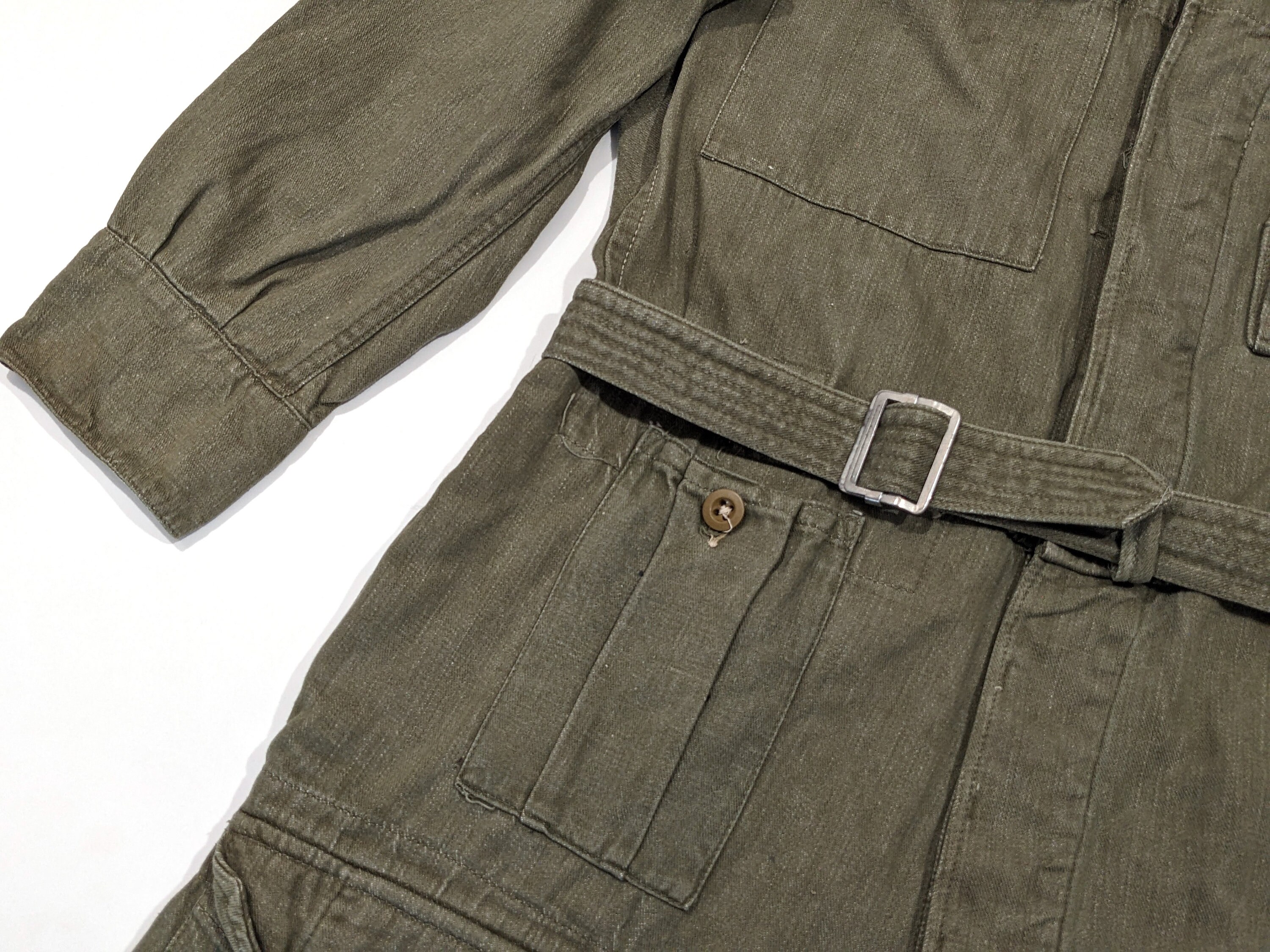 Vintage 50s British Army Overall Tank Denim Olive Suit - Etsy