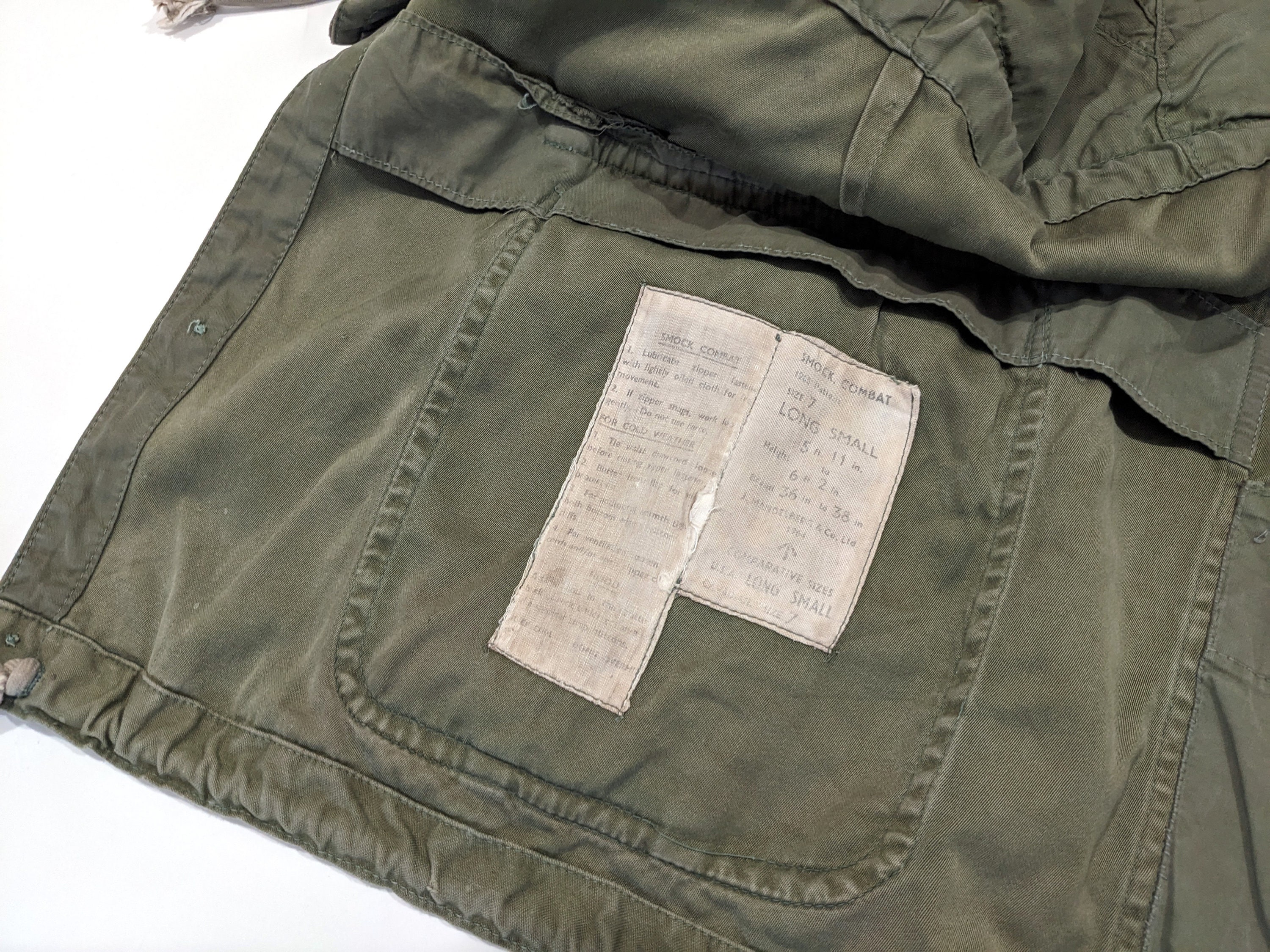 Vintage 60's Combat Smock Pattern 1960 British Army Olive - Etsy