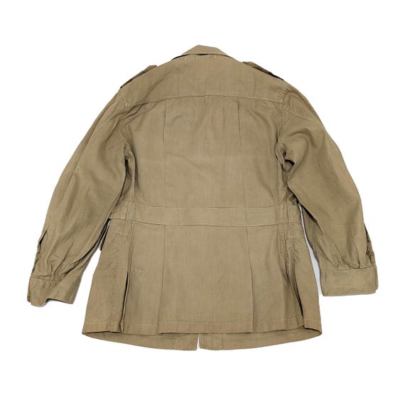 Vintage 50s British Army Military Officer Bush Khaki … - Gem