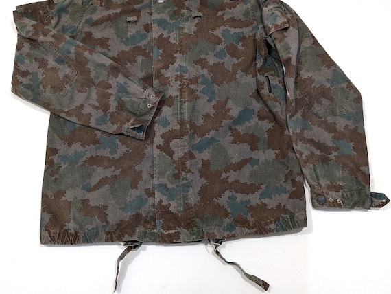 Vintage 60's East German Army NVA DDR Blumentarn Camo… - Gem