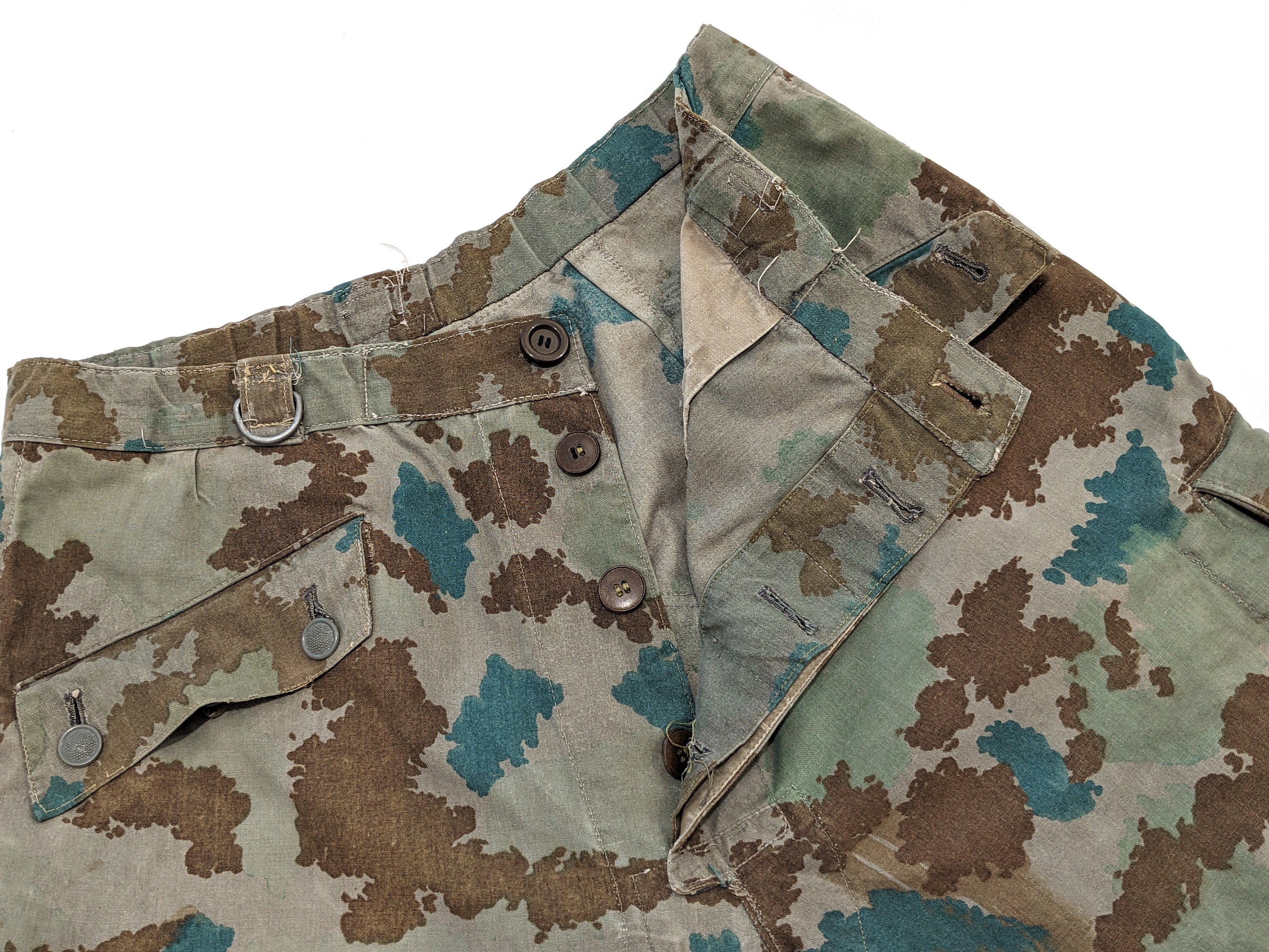 Rare Vintage 60's East German Army NVA DDR Blumentarn Camo Trousers ...