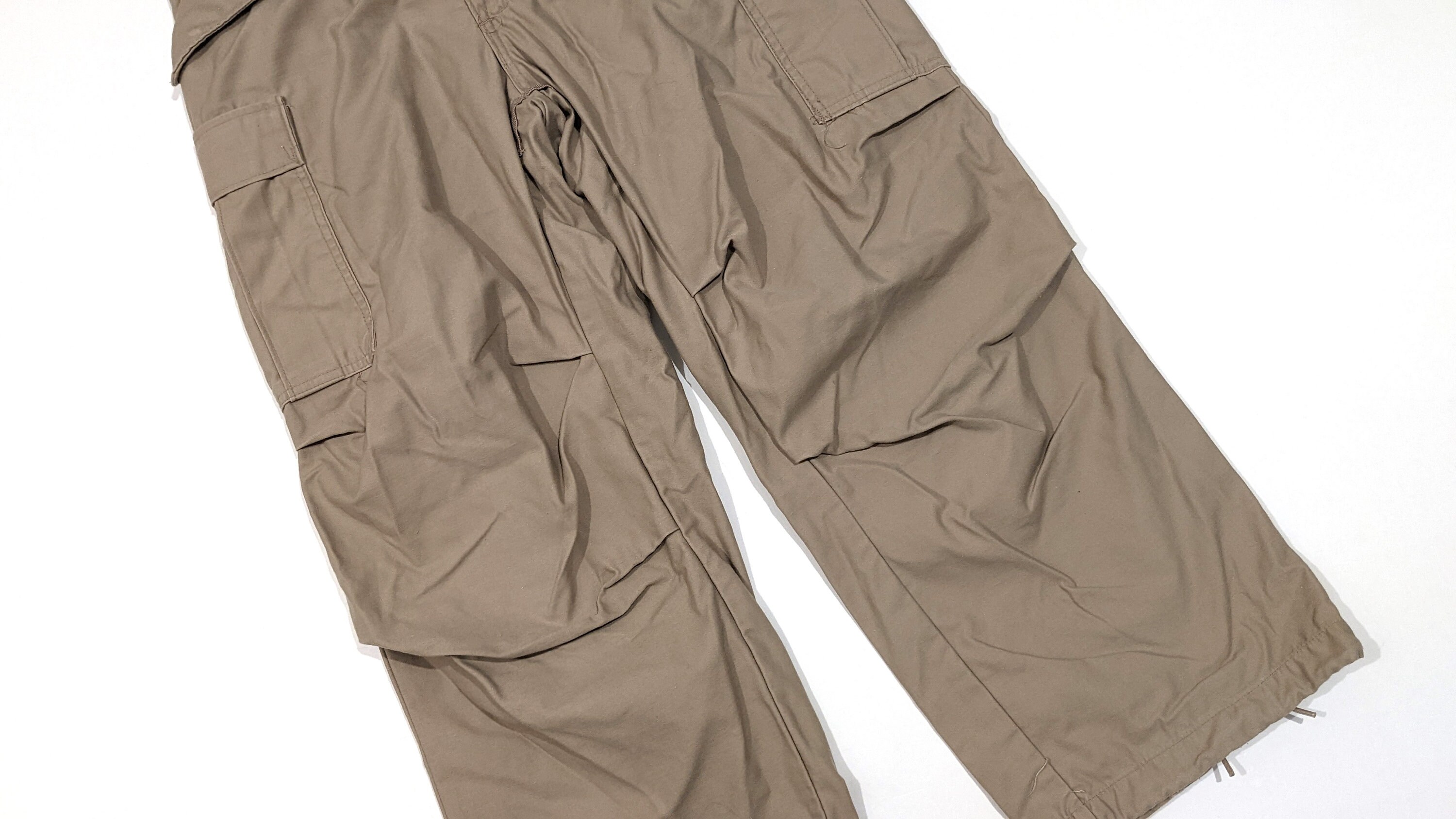 Vintage Trousers Field Tan M65 US Army Style Military Army Cargo Pants ...