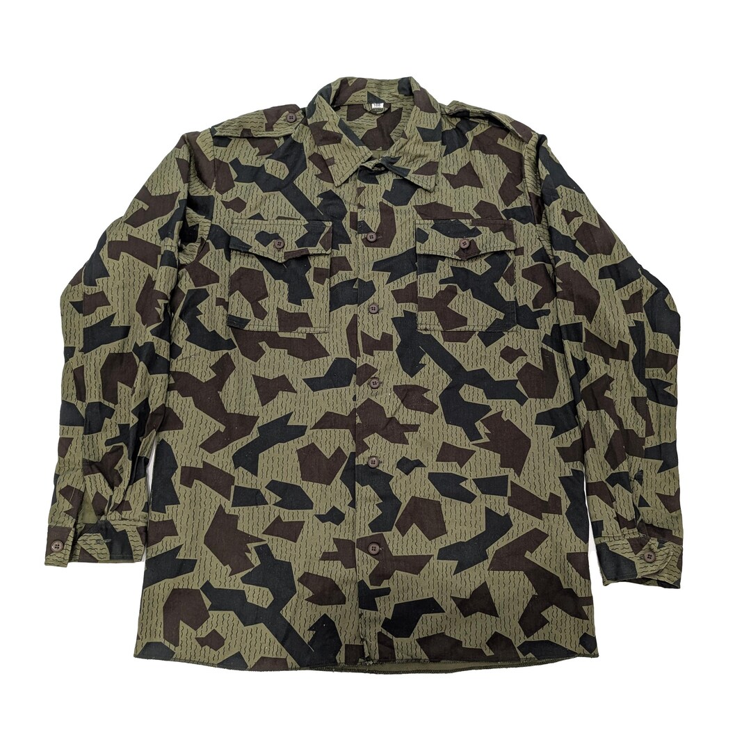 Vintage 80s Bulgarian Army Splinter Camouflage Shirt Jacket XL Size - Etsy