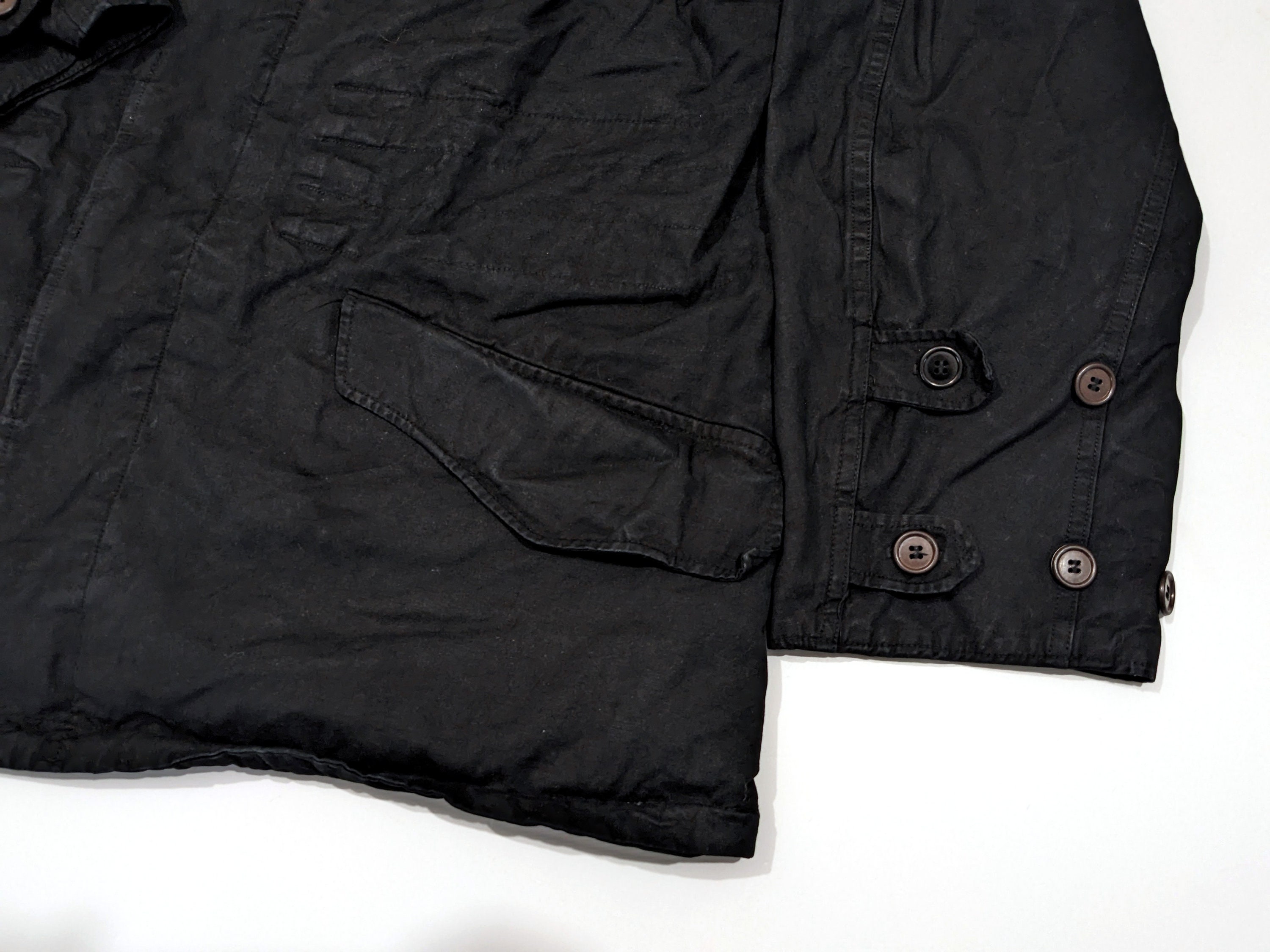 Vintage 70s Dutch Army Field Jacket Overdyed Black - Etsy