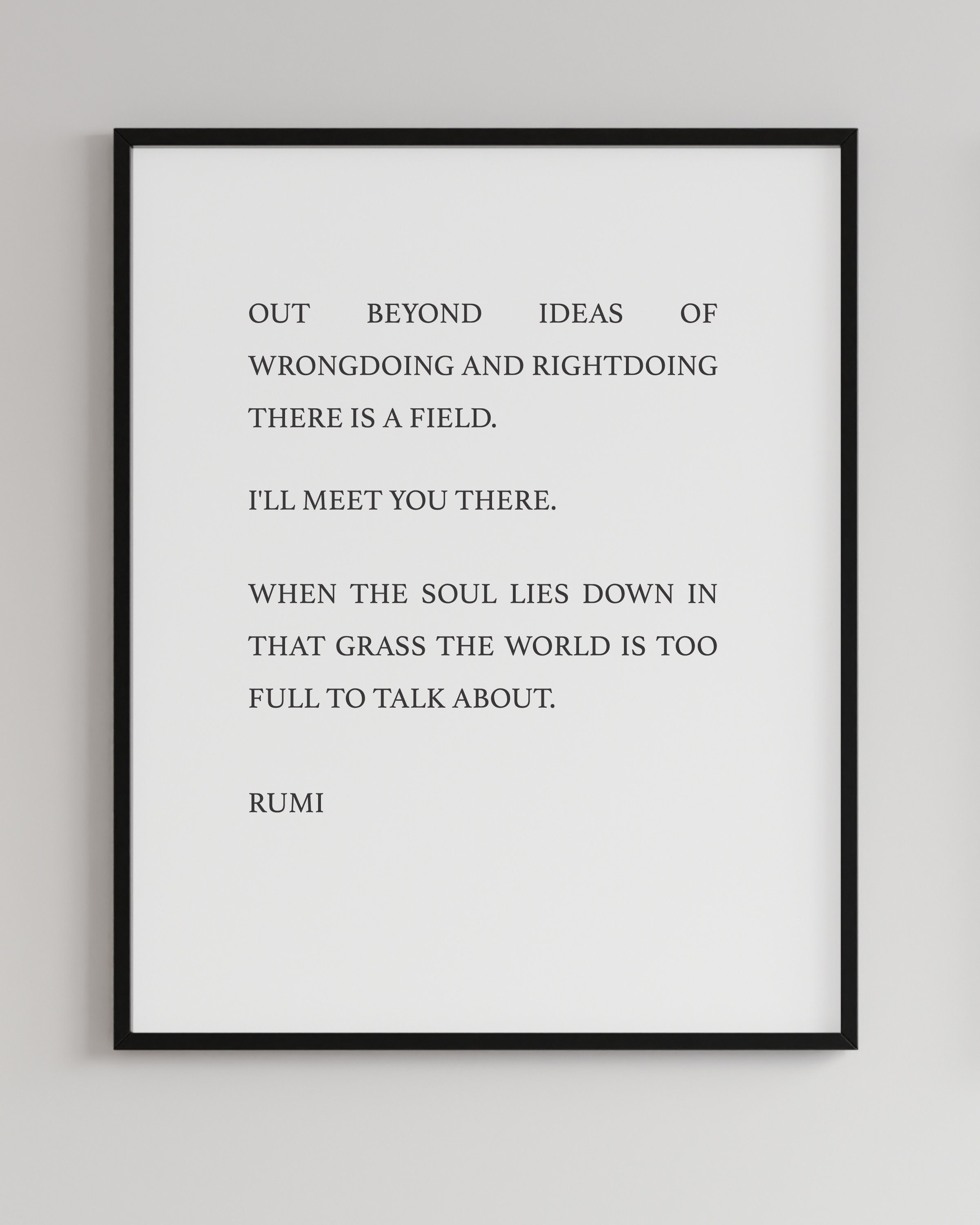 Rumi Quote Printable, Spiritual Wall Art, Rumi Printable Art, Home ...