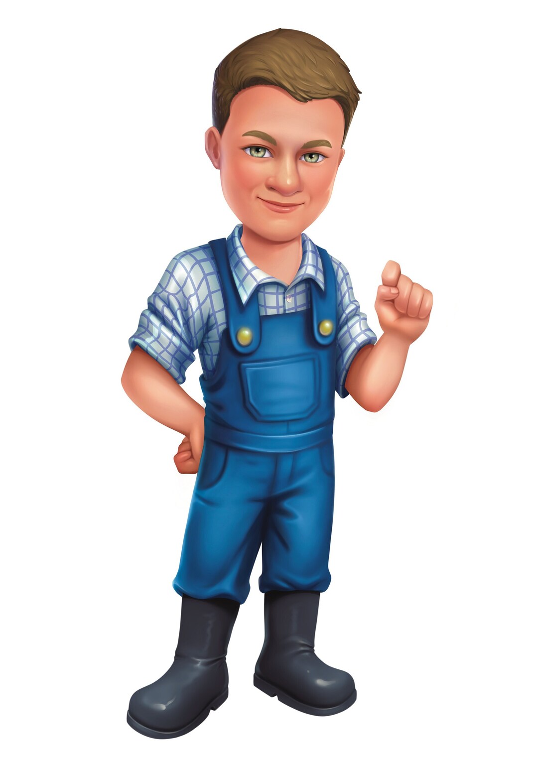 3D Character. Print Idea Custom Portrait. Best Gift Idea for Husband ...