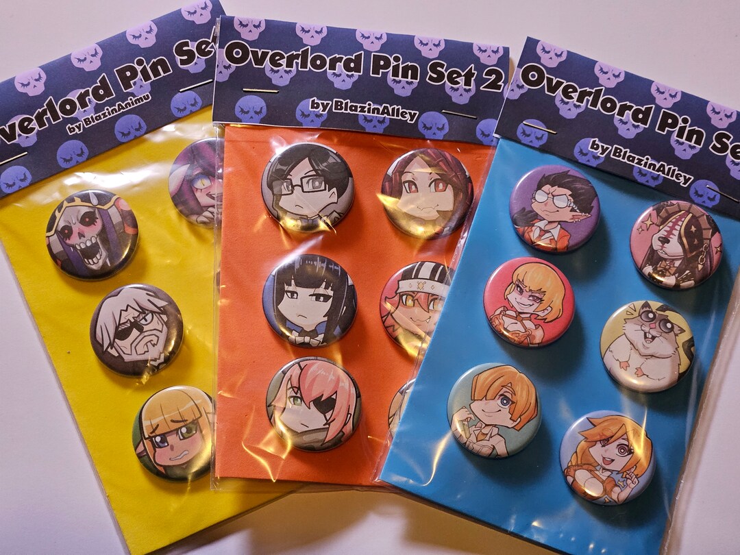 Overlord Pin Sets - Etsy