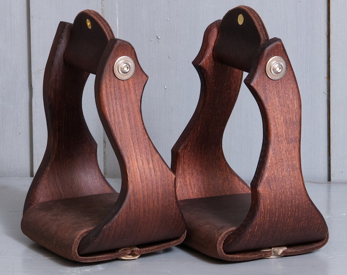Handmade Luxury Wooden Western Stirrups 4 - Etsy