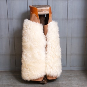 Custom Leather Batwing Chaps – Handmade With Fringes & Fur, Western ...