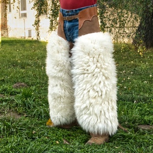 Custom Leather Batwing Chaps – Handmade With Fringes & Fur, Western ...