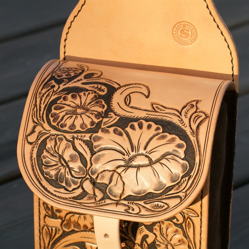 Western Handmade Pommel Bag for Western Saddle | Etsy