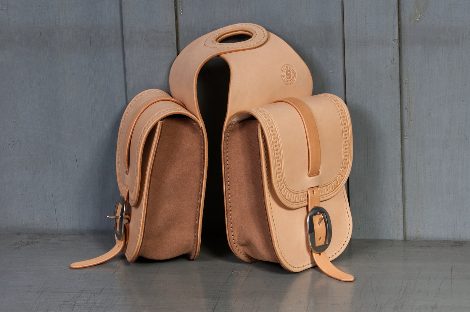 Ready to Ship Double Pommel Saddle Bags for a Western Saddle Horn Bags ...