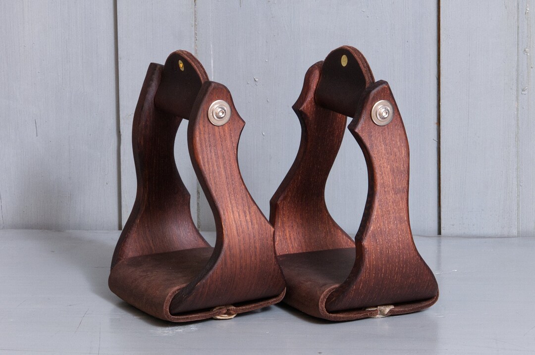Handmade Luxury Wooden Western Stirrups 4 - Etsy