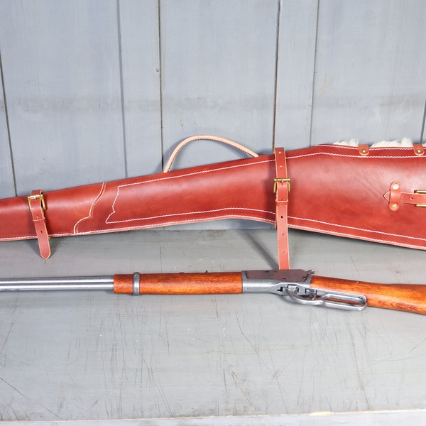 Lever Action Rifle Scabbard - Etsy