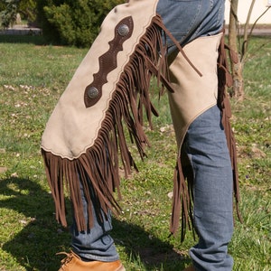 Made-to-order Handmade Leather Chinks - Etsy